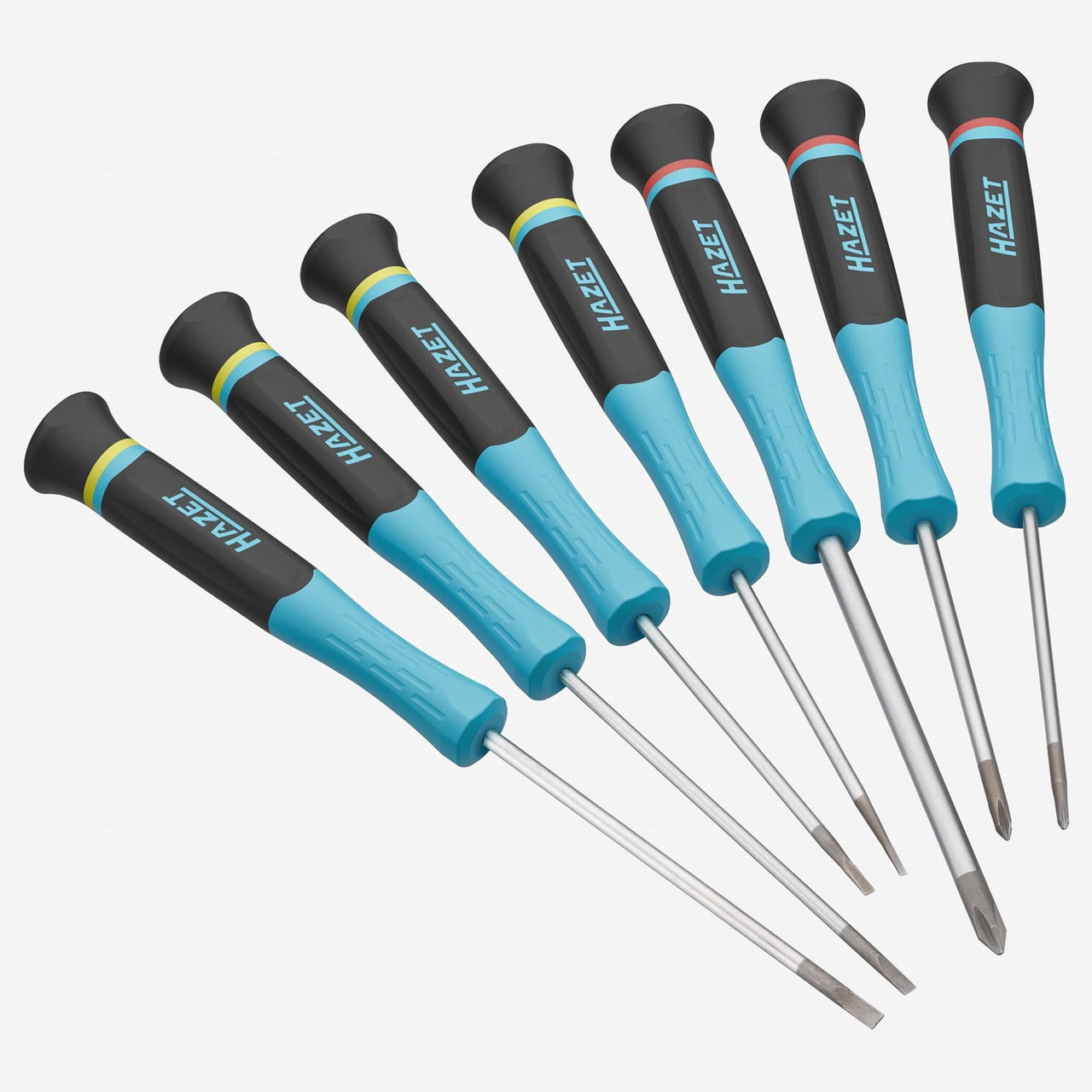 Hazet 811EL/7 Slotted and Phillips Electronic Precision Screwdriver Set ...