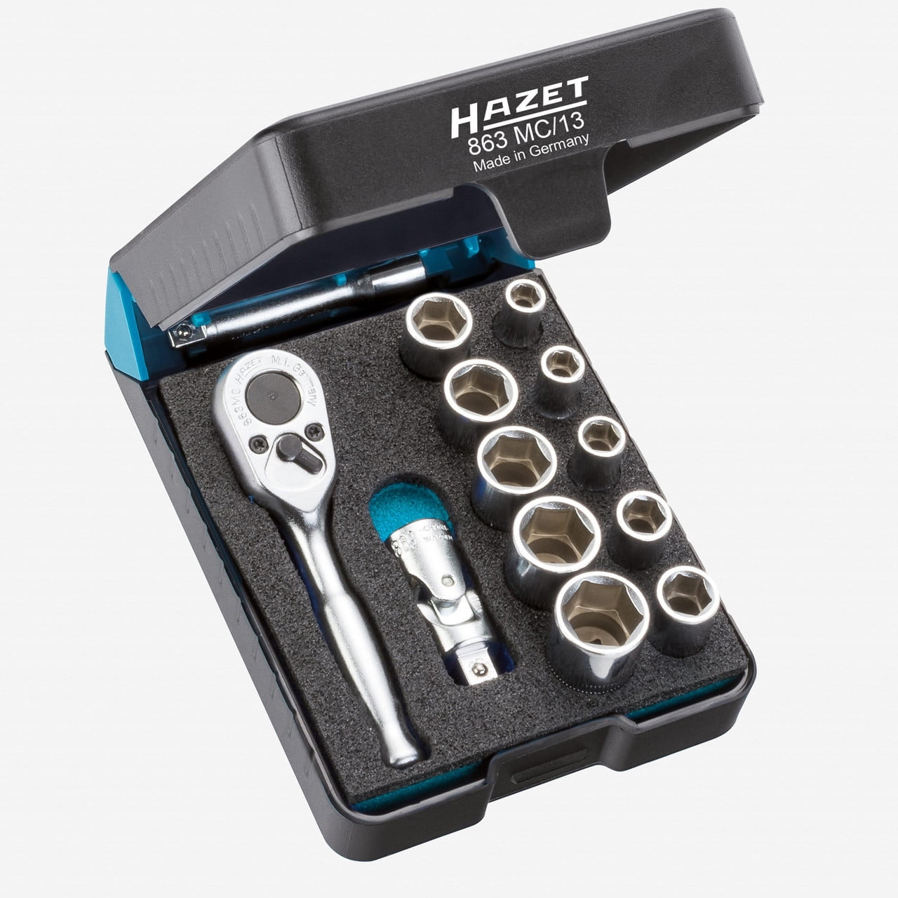 Hazet 863MC/13 13 Pc 1/4" Socket Set with Case - Walmart.com