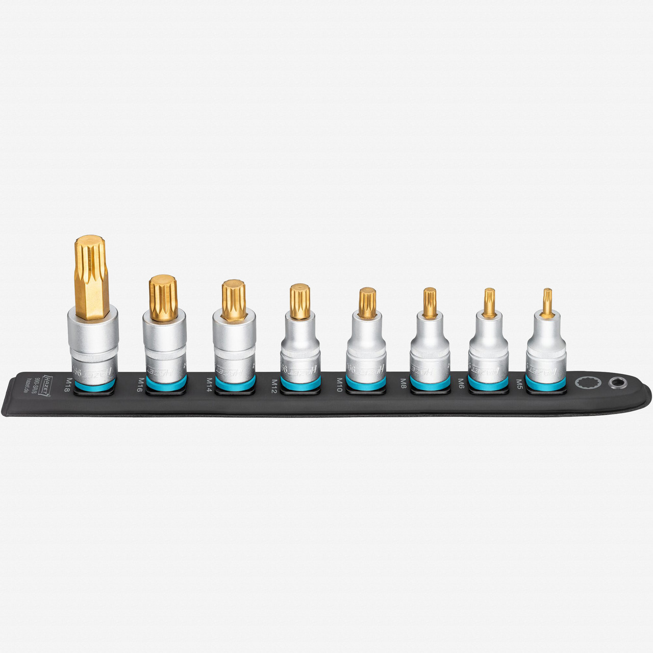 Hazet 990-SR/8 SmartRail 1/2" XZN Bit Socket Set, 8 Pieces - Walmart.com