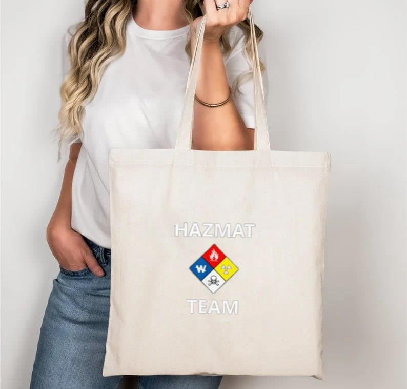 Hazmat Material Response Team Safety X Tote Bags - Walmart.com