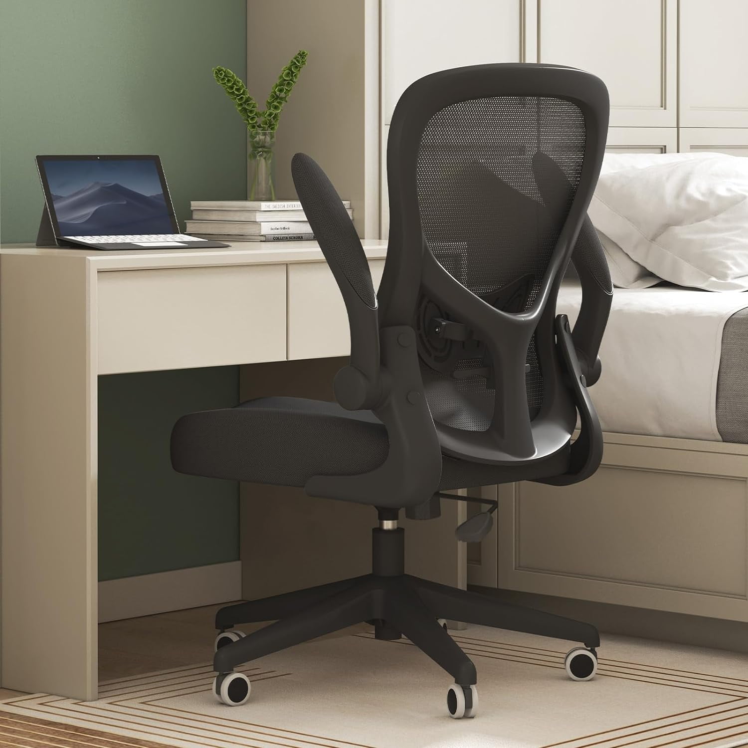 Hbada Office Chair Ergonomic Desk Chair, Office Chairs with PU Silent ...