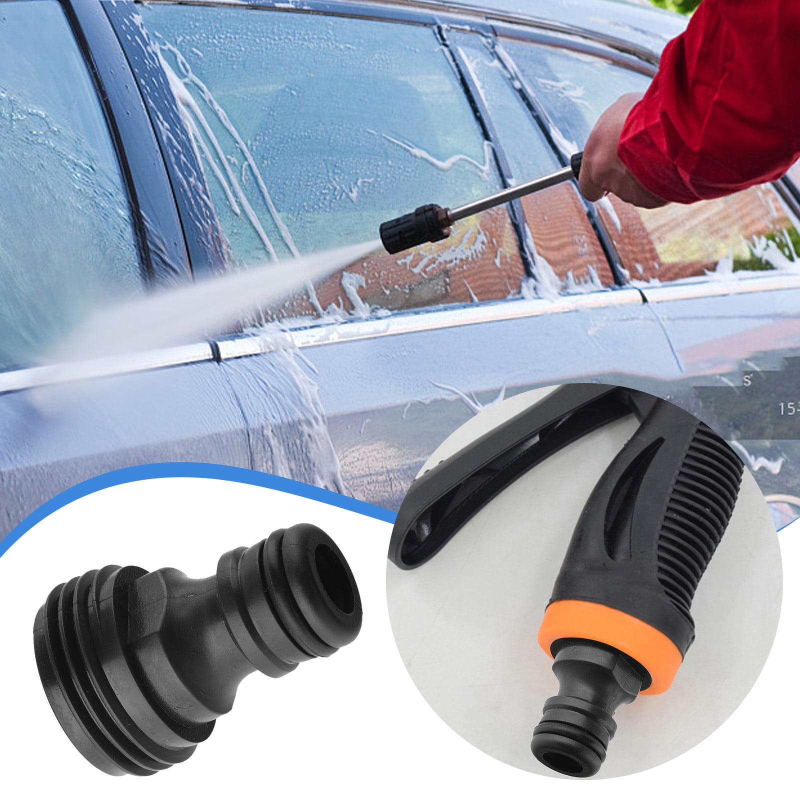 Bysome 10 Pack Plastic Garden Hose Fittings Male Hose Quick Connector ...