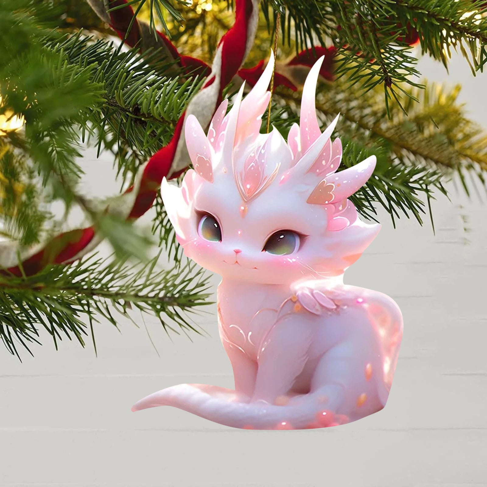 Hbdhejl Acrylic Flat New Cartoon Dragon Baby Car Rear View Pendant ...