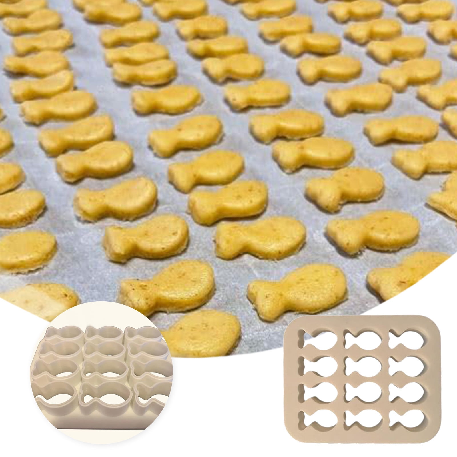 Hbdhejl Kitchen Accessories Mini Tiny Goldfish Fish Cookie Cutter Baked ...