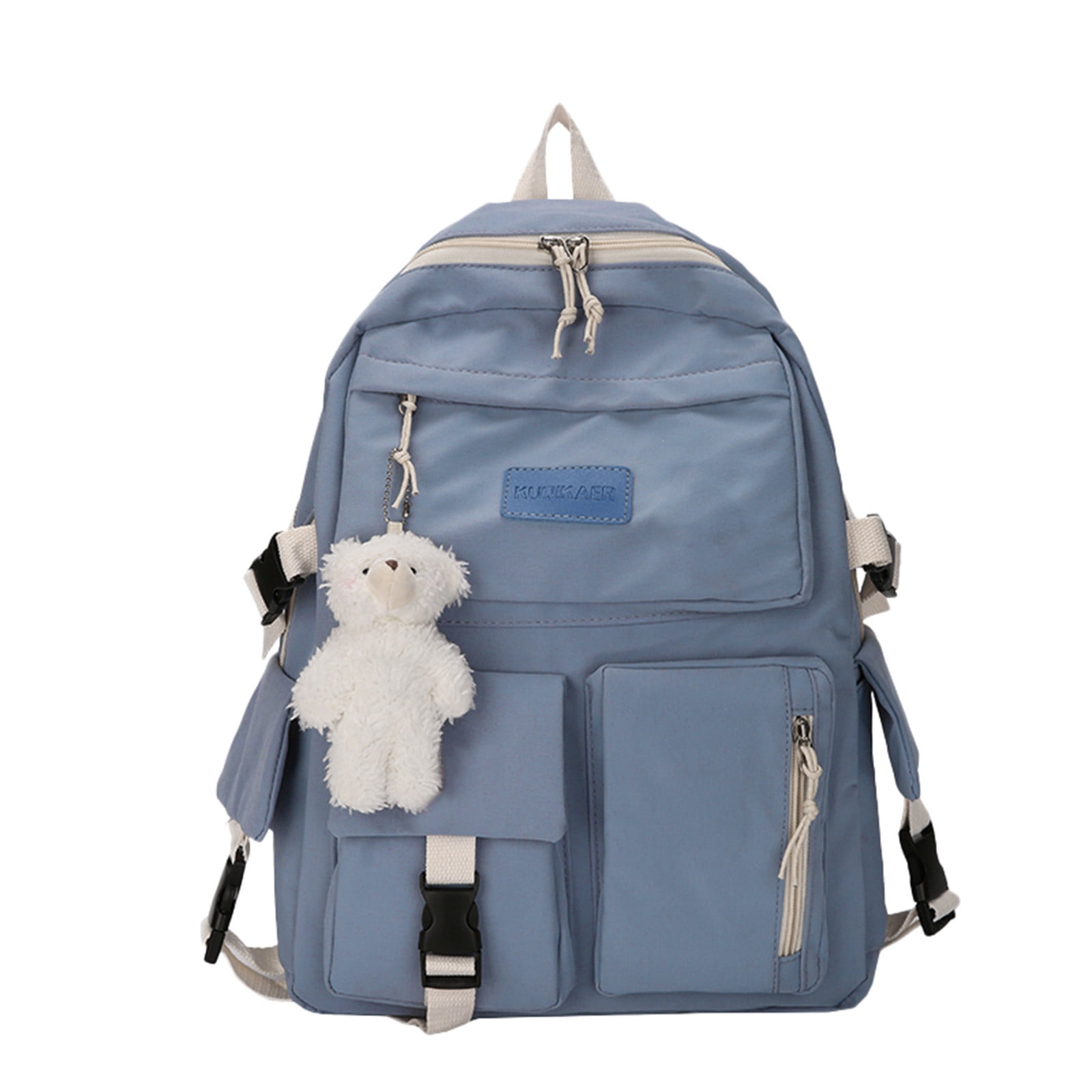 Bysome Large Capacity Student Backpack Cute Fashion Colorblock Nylon ...