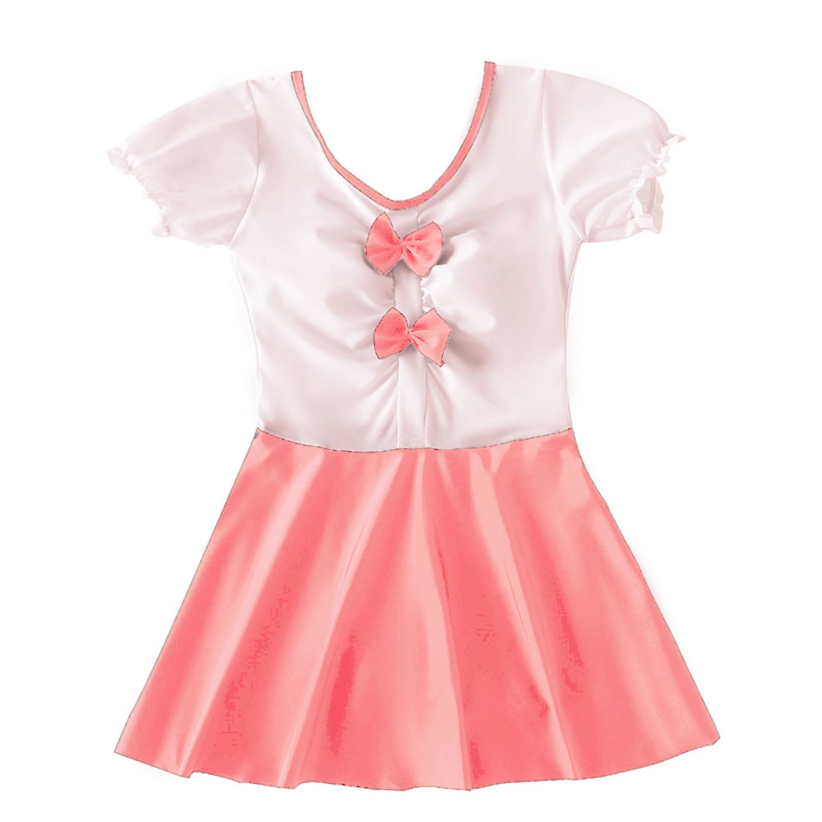 Bysome Summer Casual Swimsuit For Girls Swimsuit 1 Piece Puff Sleeves ...