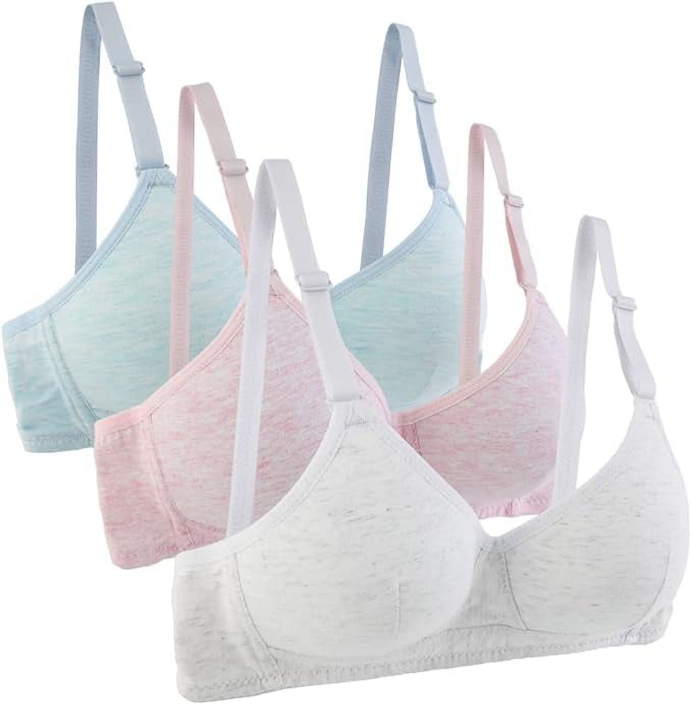 Hbhpov Cotton Girls' Daily Sports Bra, Adjustable Strapless Camisole ...