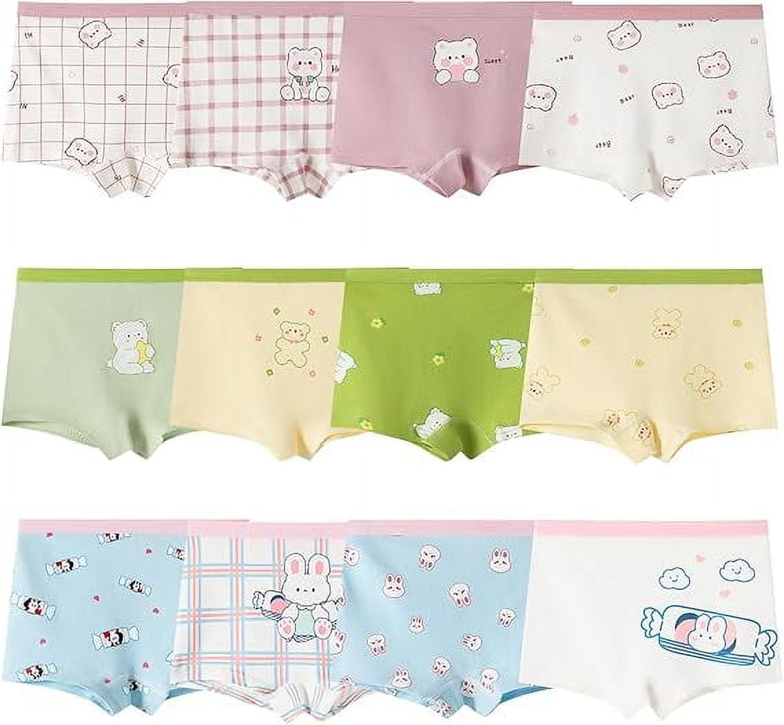 Hbhpov Kids Soft Cotton Knickers Underwear Little Girls Boyshort ...