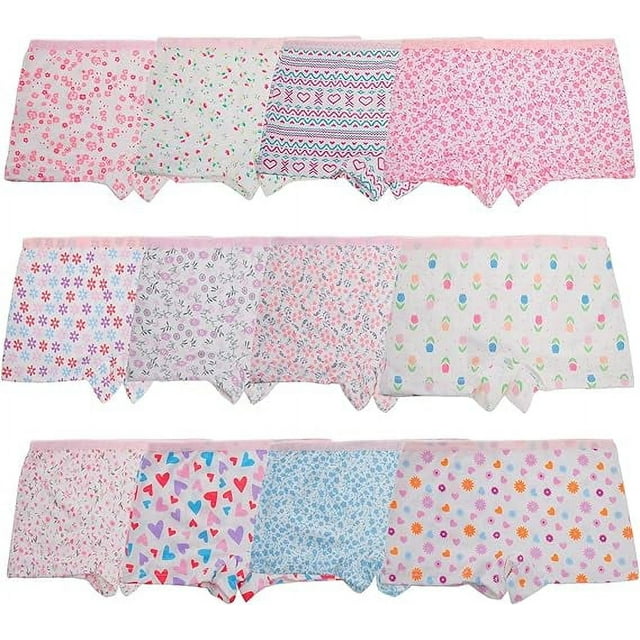 Hbhpov Kids Soft Cotton Knickers Underwear Little Girls Boyshort ...