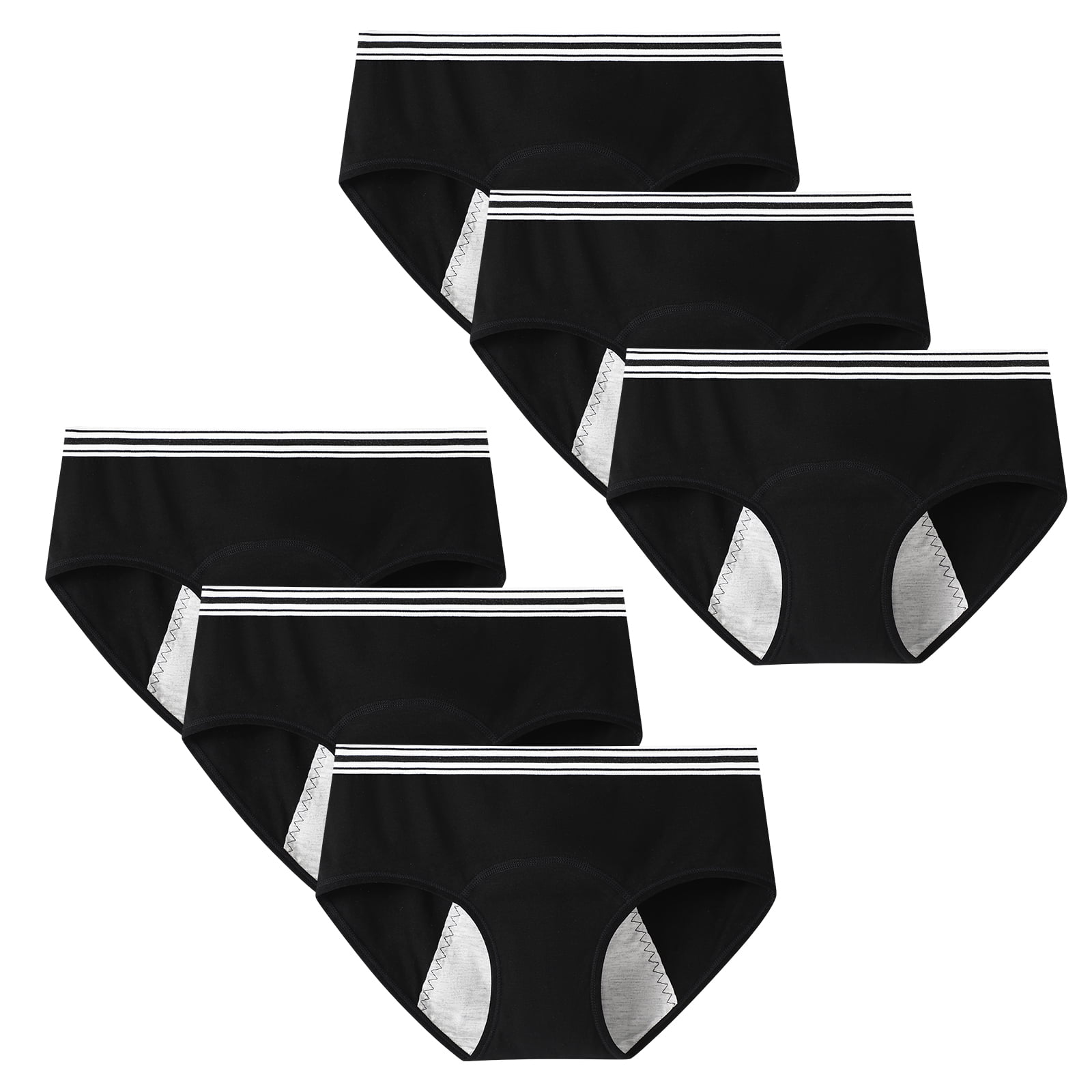 Hbhpov Teen Girls Menstrual Period Pants Leakproof Knickers Briefs 6 ...