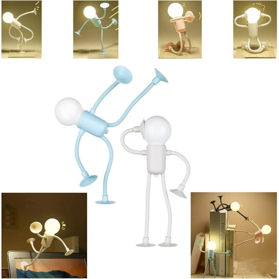 Hbtdoern Changeable Shape Sportsman LED Lamp, Poseable Figure Night ...