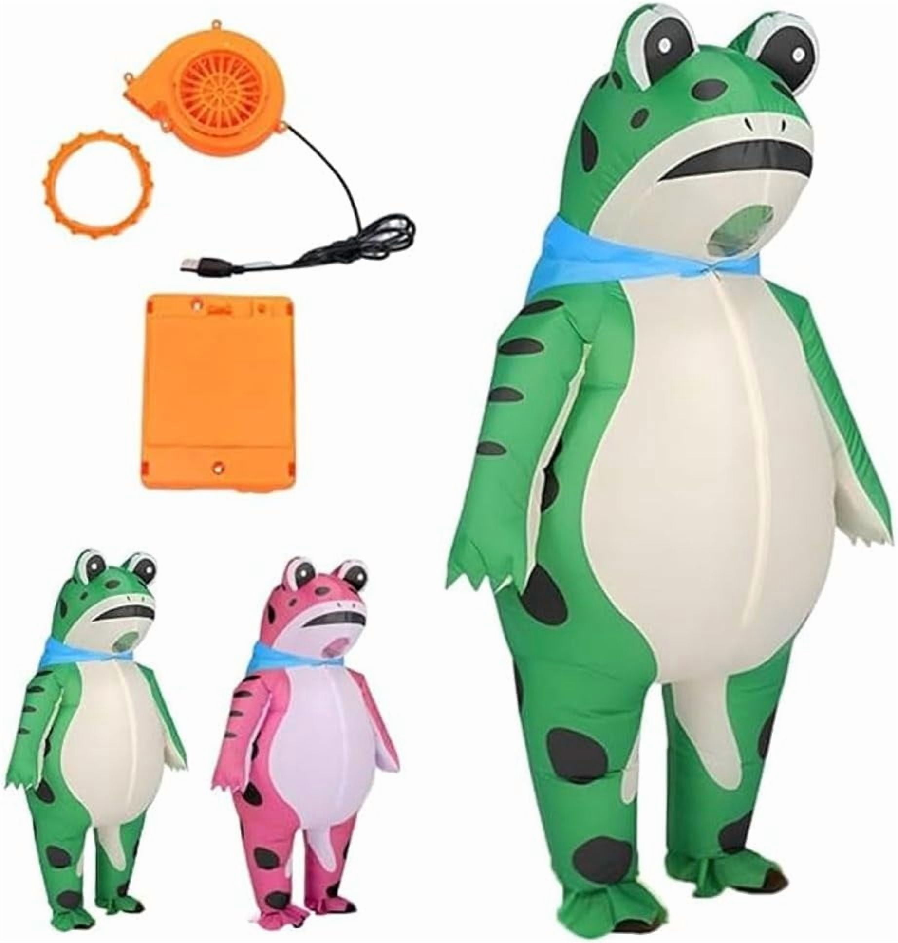 Hbtdoern Inflatable Frog Costume, Funny Full Body Inflatable Frog ...