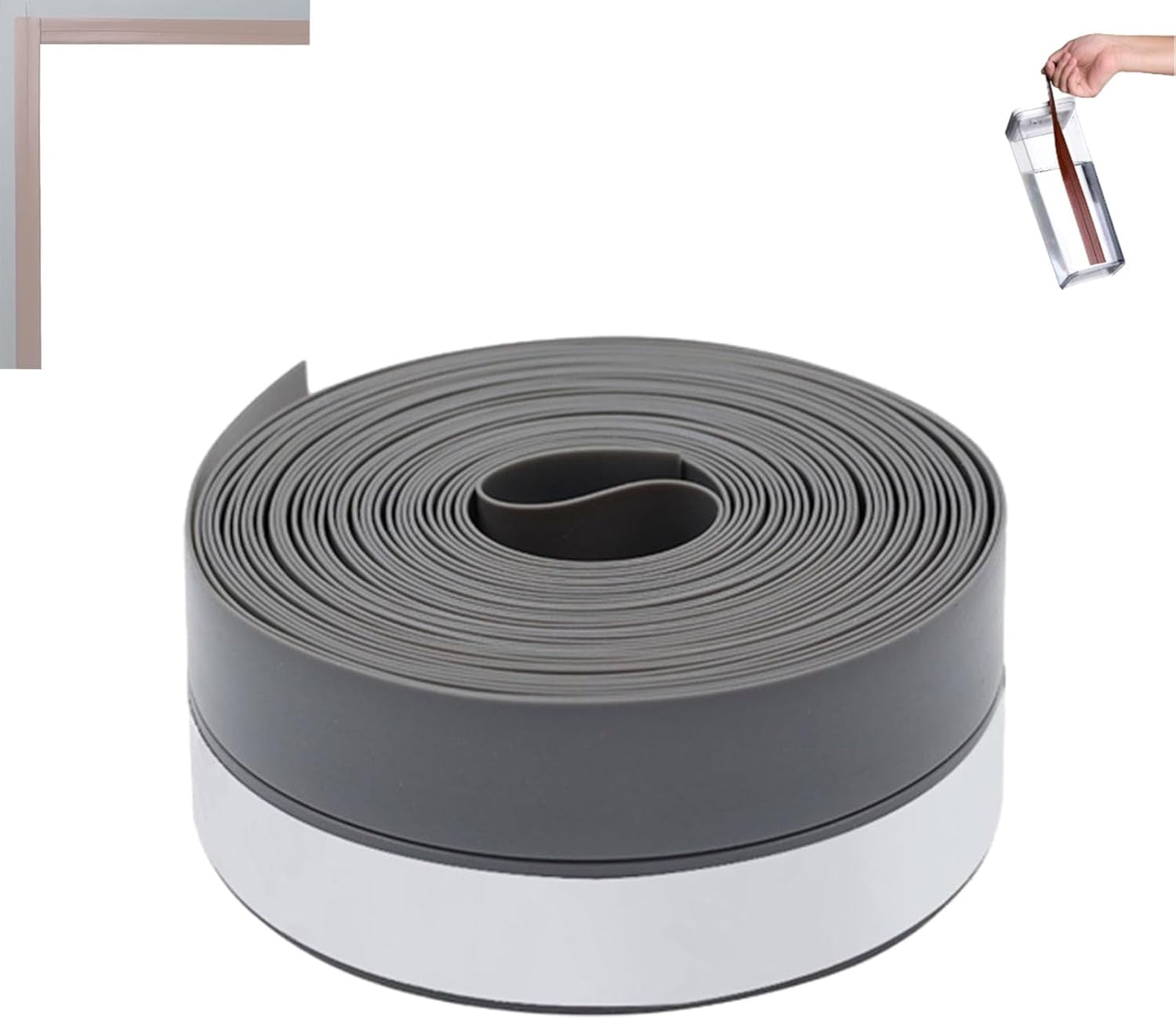 Hbtdoern Weather Stripping Door Seal Strip, Self-Adhesive Weather ...