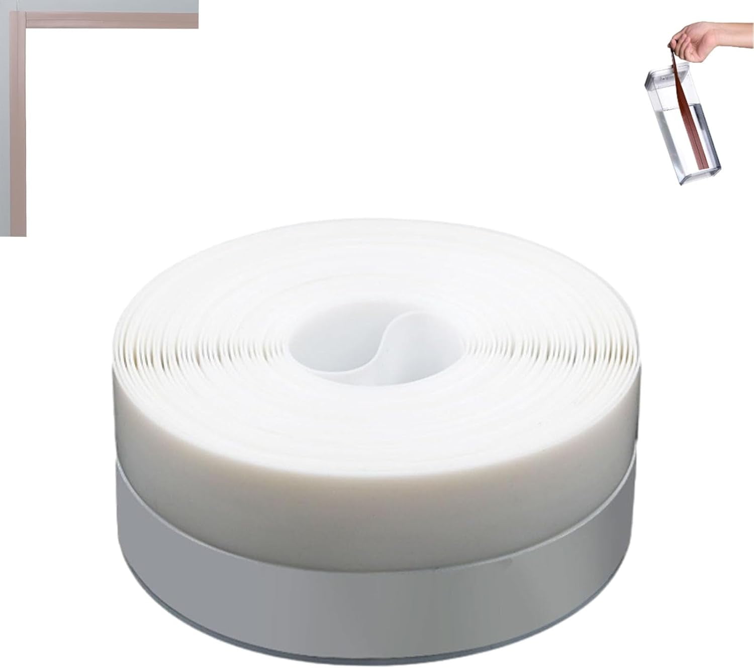 Hbtdoern Weather Stripping Door Seal Strip, Self-Adhesive Weather ...