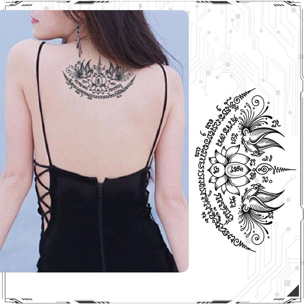 Hc-703 Thai Bible Half Arm Tattoo Sticker Herbal Juice Tattoo Sticker ...