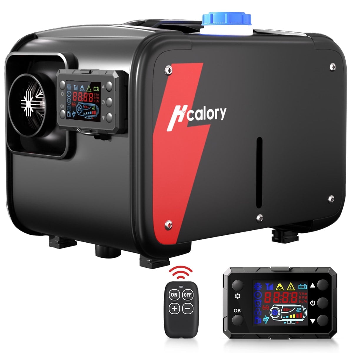 Hcalory Diesel Air Heater 8KW All in one Adjustable Parking Heater, 12V ...