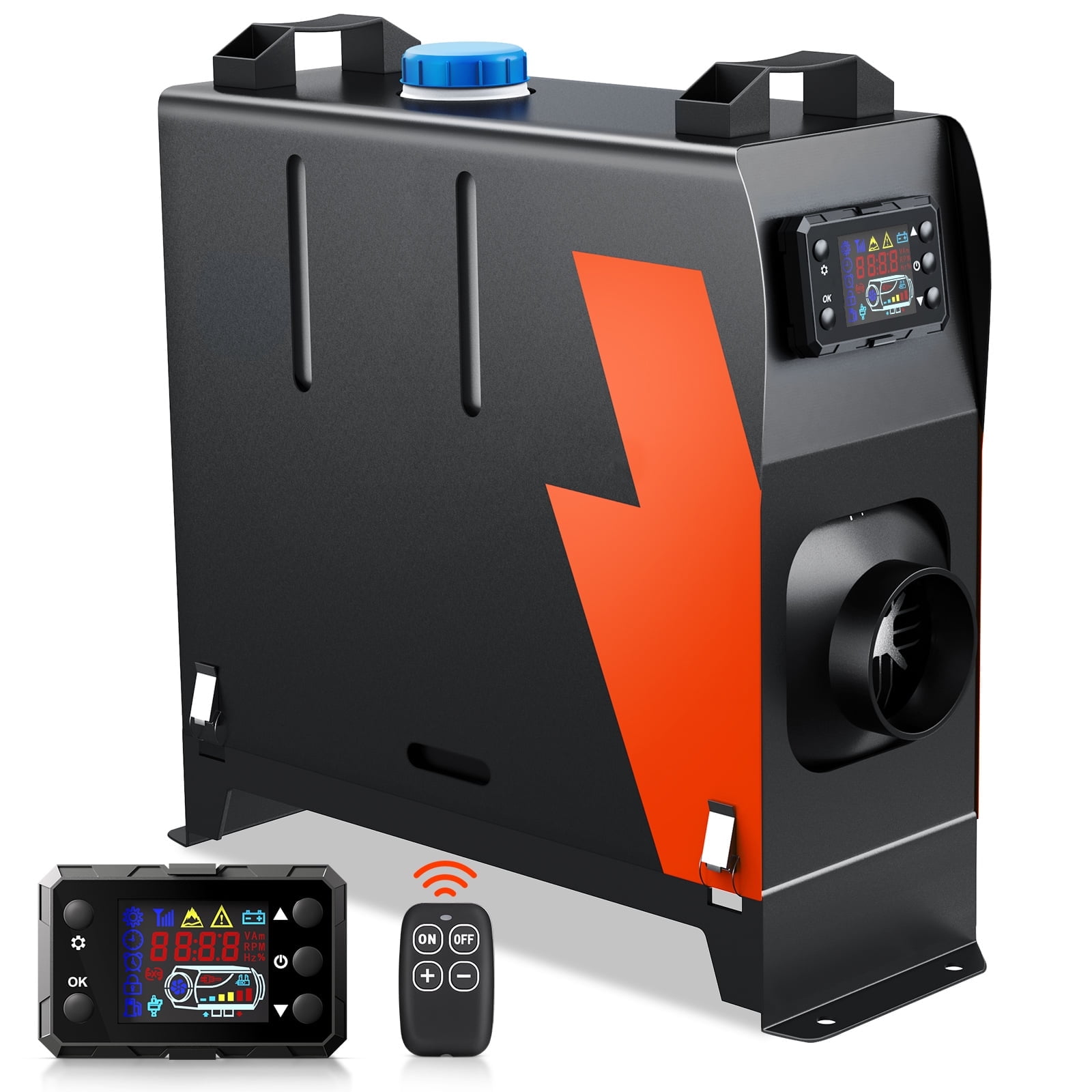 Hcalory Diesel Air Heater All in One 12V 8KW, Adjustable Parking Heater ...