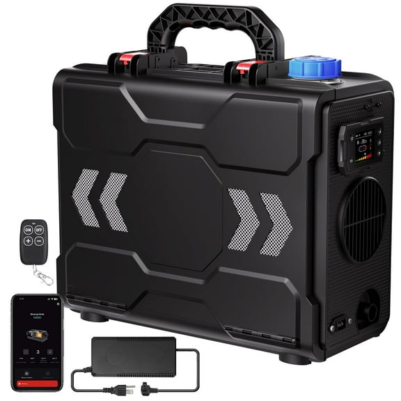 VEVOR Diesel Air Heater All-in-one 12V 8KW Bluetooth App LCD for Car RV ...