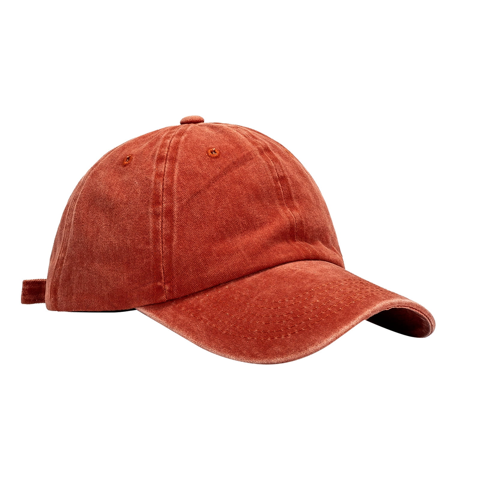 Hcnuuo Baseball Cap Solid Color Male Female Neutral Summer Caps ...