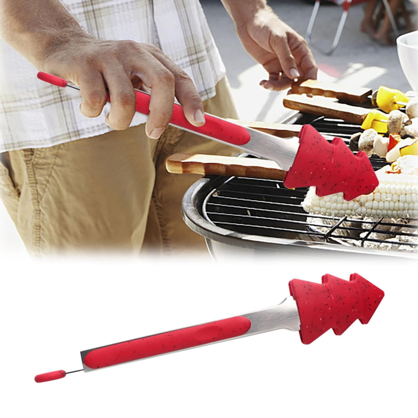 Hcnuuo Price Drop Alert! Christmas Style Stainless Tongs Christmas ...