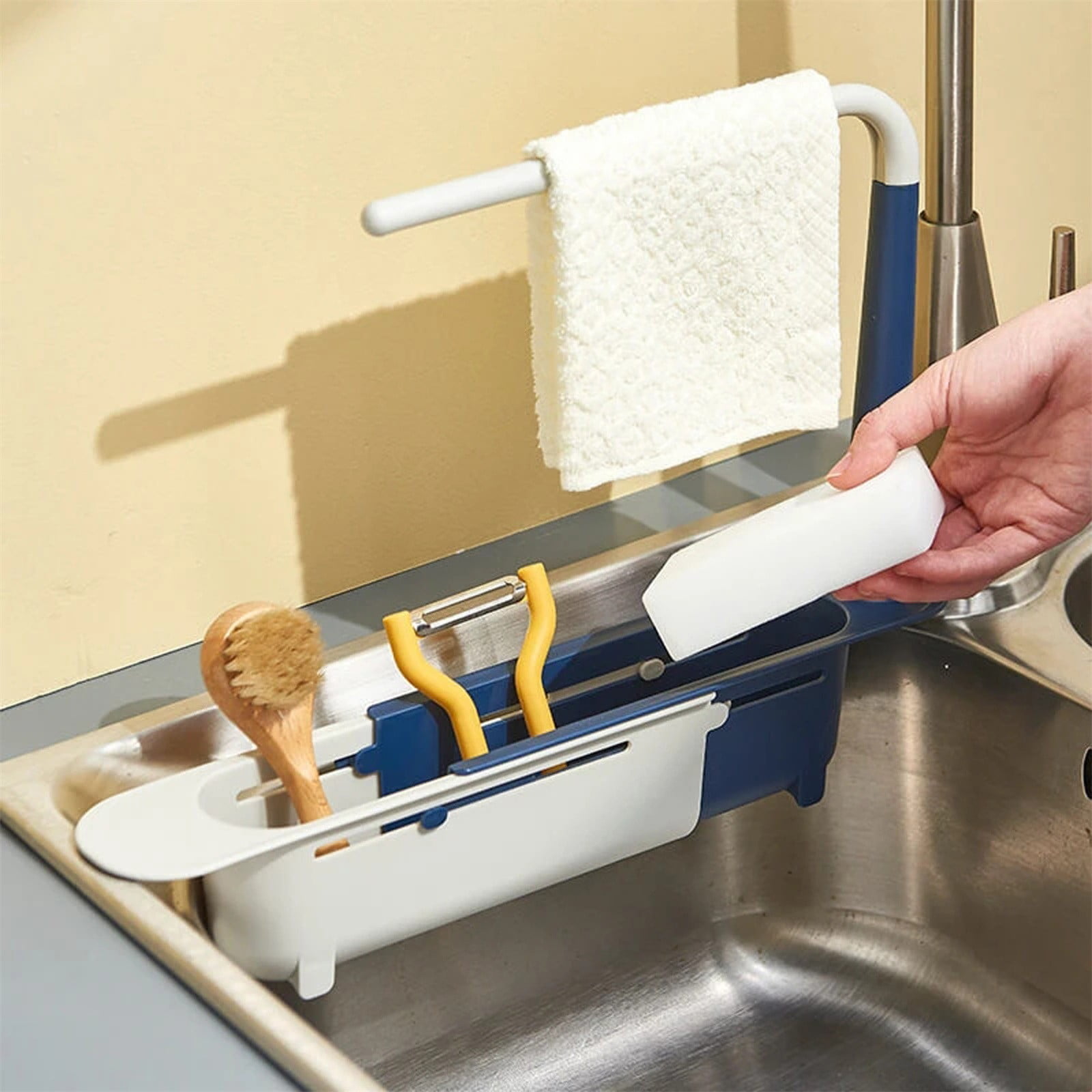 Hcnuuo Price Drop Alert! Expandable Over-The-Sink Organizer with Pull ...
