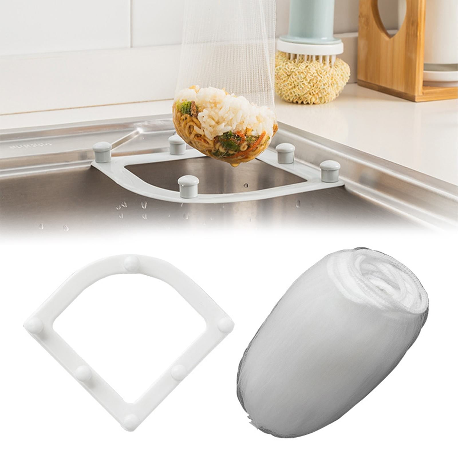 Hcnuuo Pro Chef's Choice Triangular Filter Bag Sink Food Catcher ...