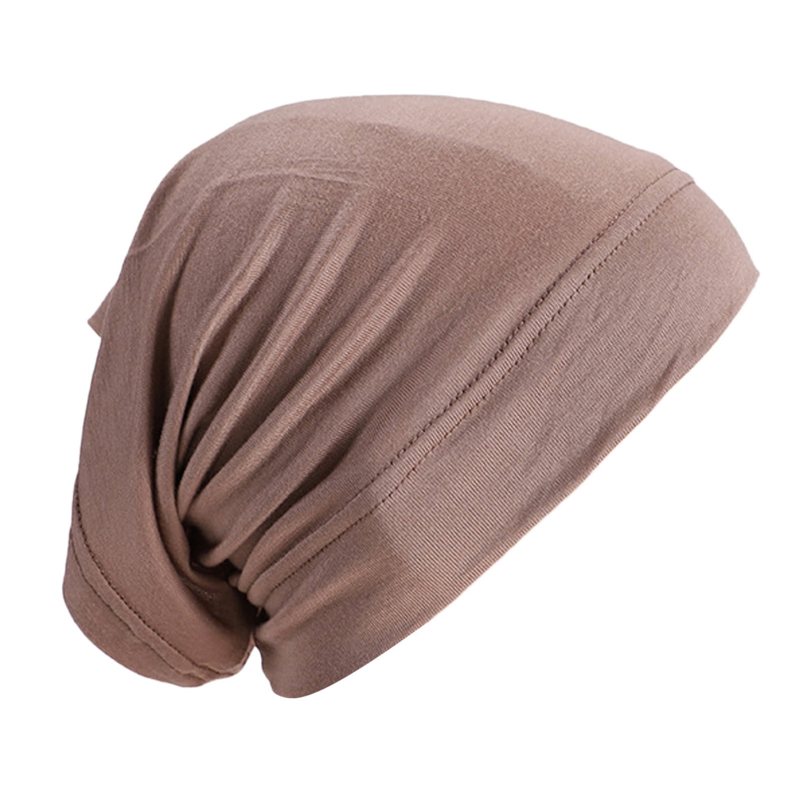 Hcnuuo Slouch Cap Solid Slip On Pre Tied Head Scarves Women Headwear ...