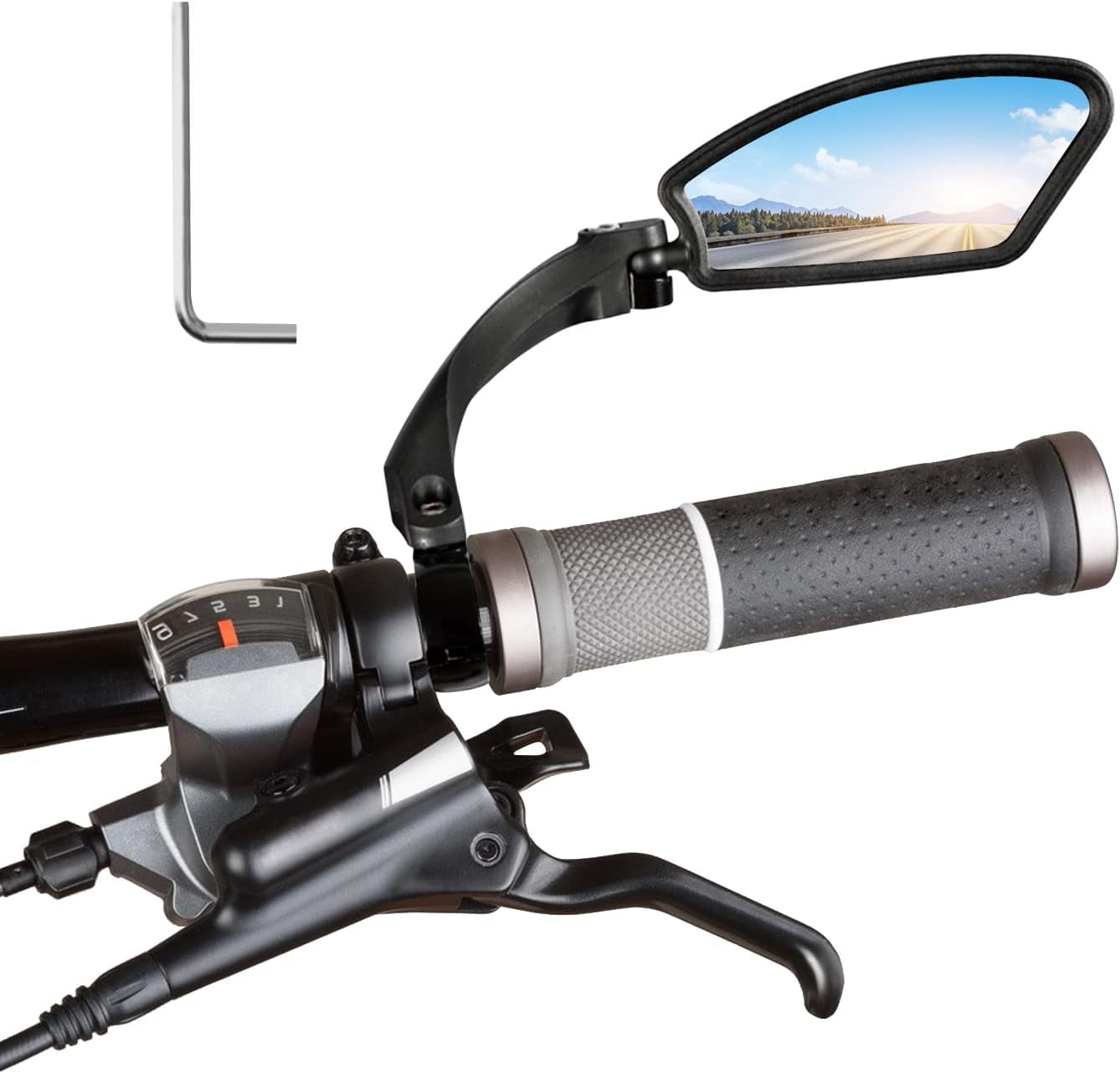 Hd Bike Rear View Mirror, Bike Rear View Mirror, 360 Degree Adjustable ...