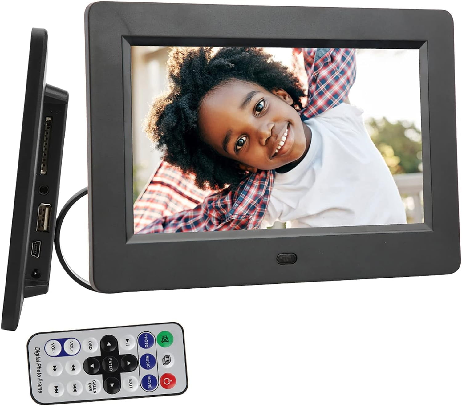 Hd Digital Photo Frame With Multiple Languages Screen Ratio 16:9 For ...