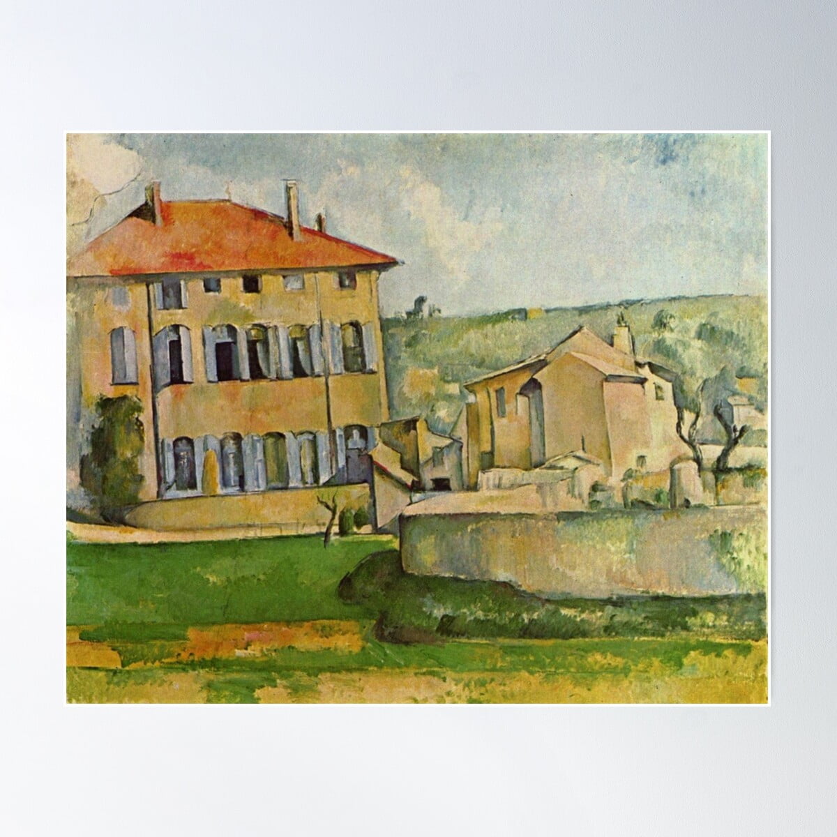 Hd Jas De Bouffan, By Paul Cezanne 1885 87 High Definition Poster Wall ...
