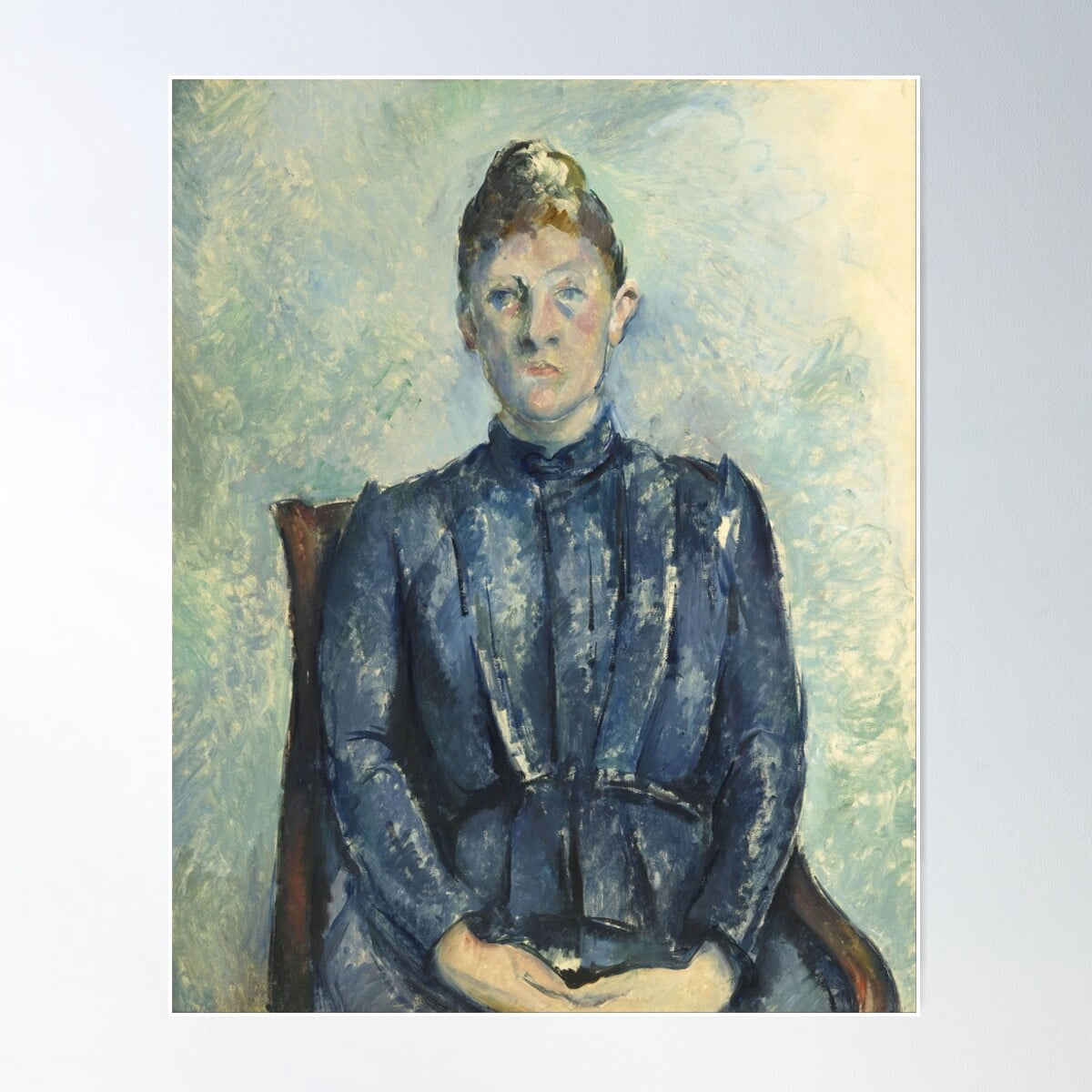 Hd Madame Cézanne In The Greenhouse, By Paul Cezanne 1890–1892 High ...
