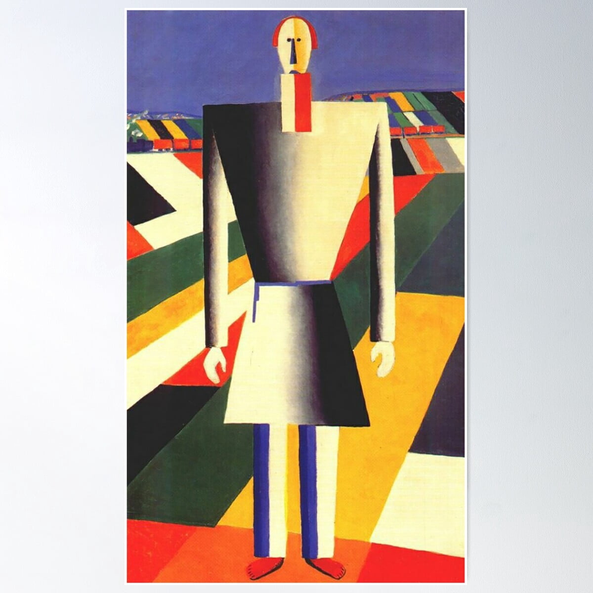 Hd - Peasant In A Field, By Kazimir Severinovich Malevich 1929 High ...