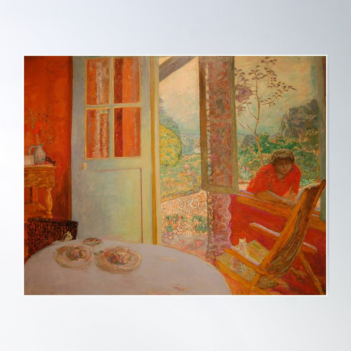 Hd. The Dining Room In The Country, By Pierre Bonnard Poster Wall Art ...
