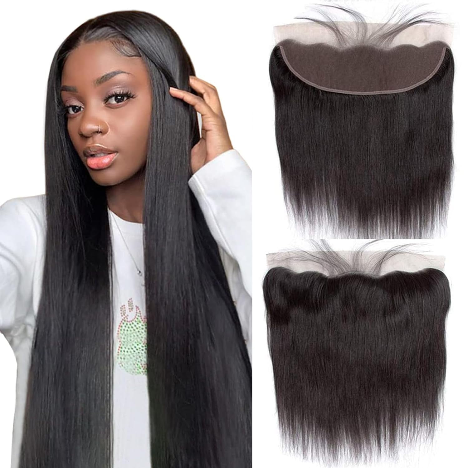 Hd closure 13x4 Straight Closure 18 Inch 13x4 Transparent Lace Closure ...
