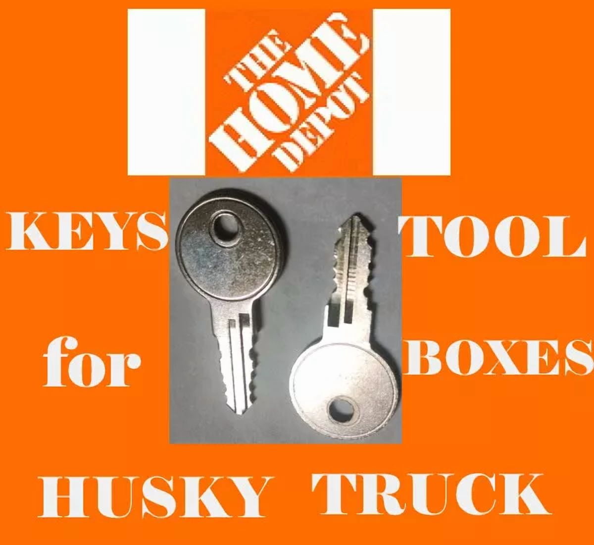 Hd07 Hd7 Key Replacement Home Depot Husky Truck Tool Box 1 Set Of Two ...