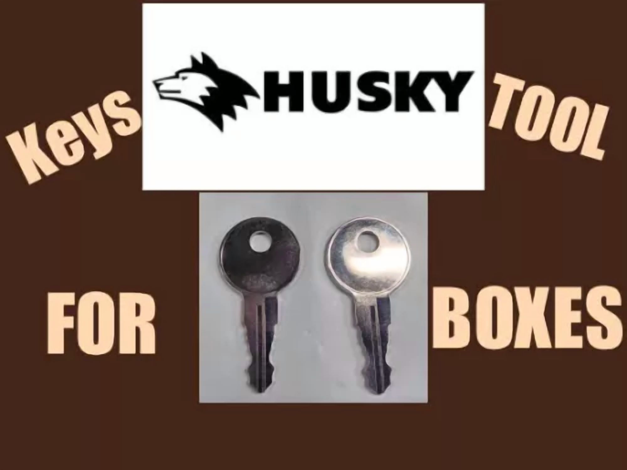 Hd08 Hd8 Key Replacement Home Depot Husky Truck Tool Box 1 Set Of Two ...