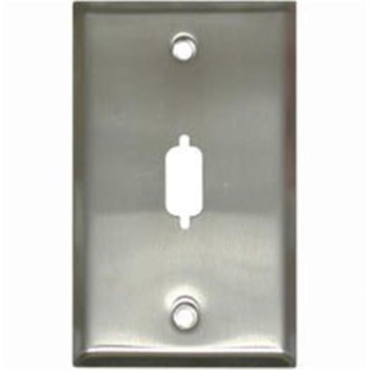 Hd15-Db9 D-Sub Wall Plate - Stainless Steel - Walmart.com