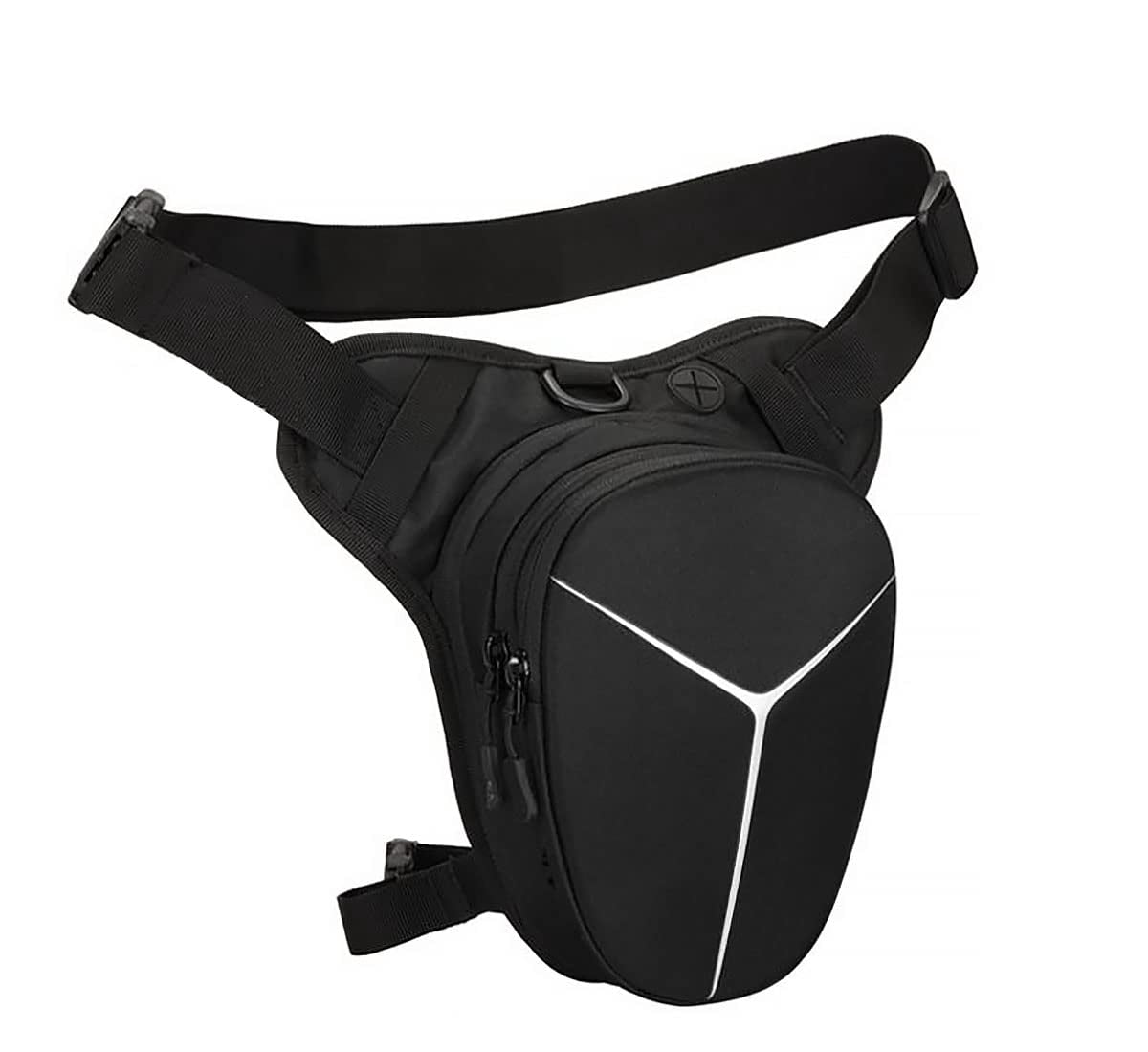 Hdlsina Drop Leg Bag Hard Shell Reflective Stripe Waist Pack Expandable ...