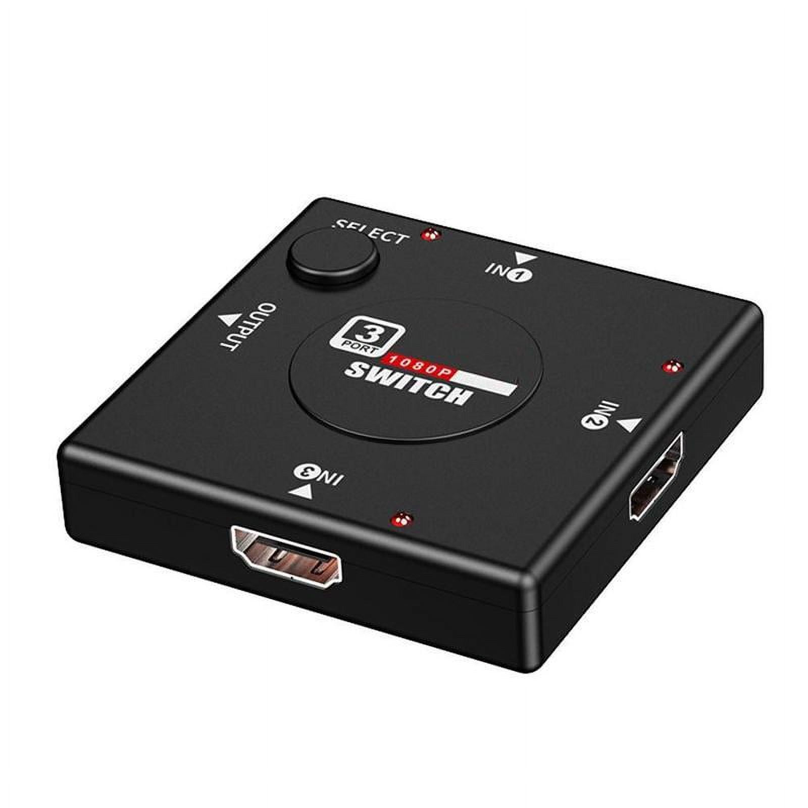 Hdmi 3 Port Switch AUTO Switcher Splitter Selector HUB Portable Boxes ...