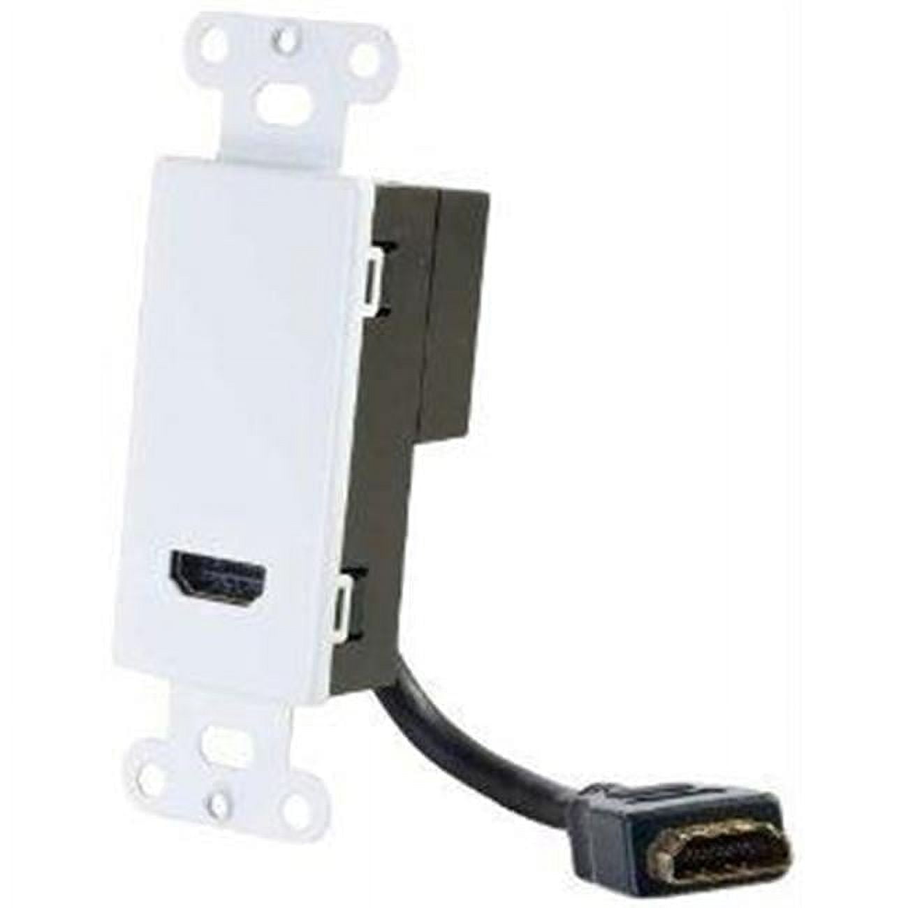 Hdmi Pass Through Wall Plate - White - - Walmart.com