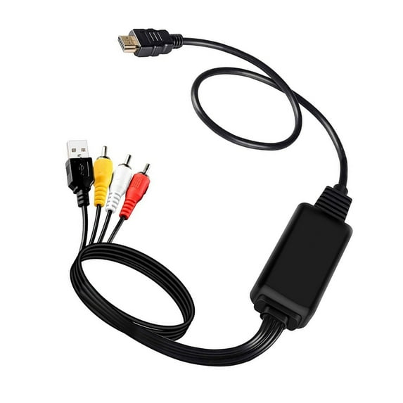 Hdmis To Rcas Video Audios Adapters Plugs and Play USB Powered For ...