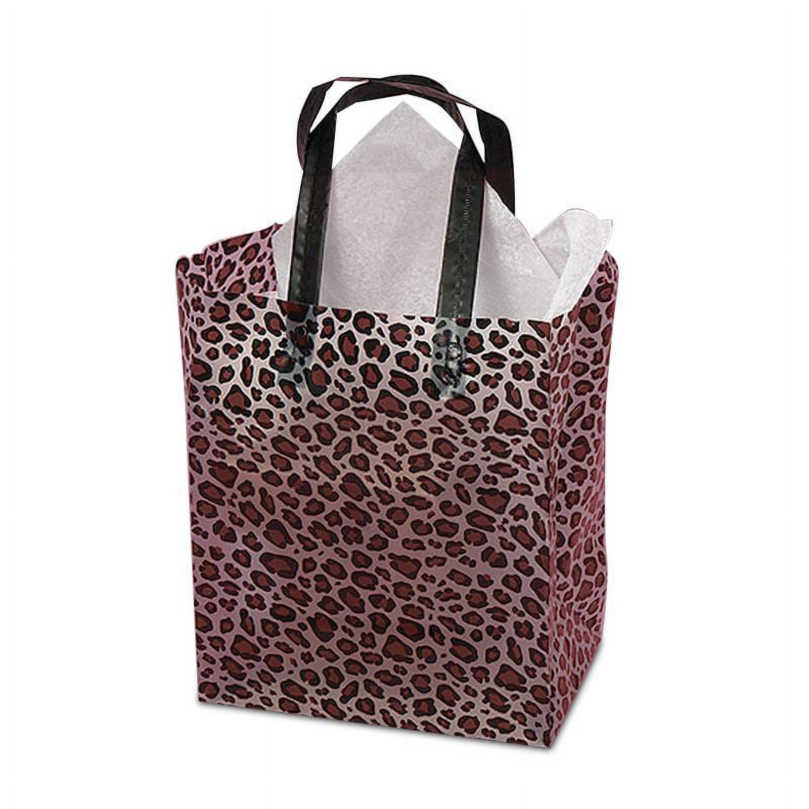 Hdpe Leopard Print Plastic Bags - 4 mil Thick | Quantity: 250 | Width ...
