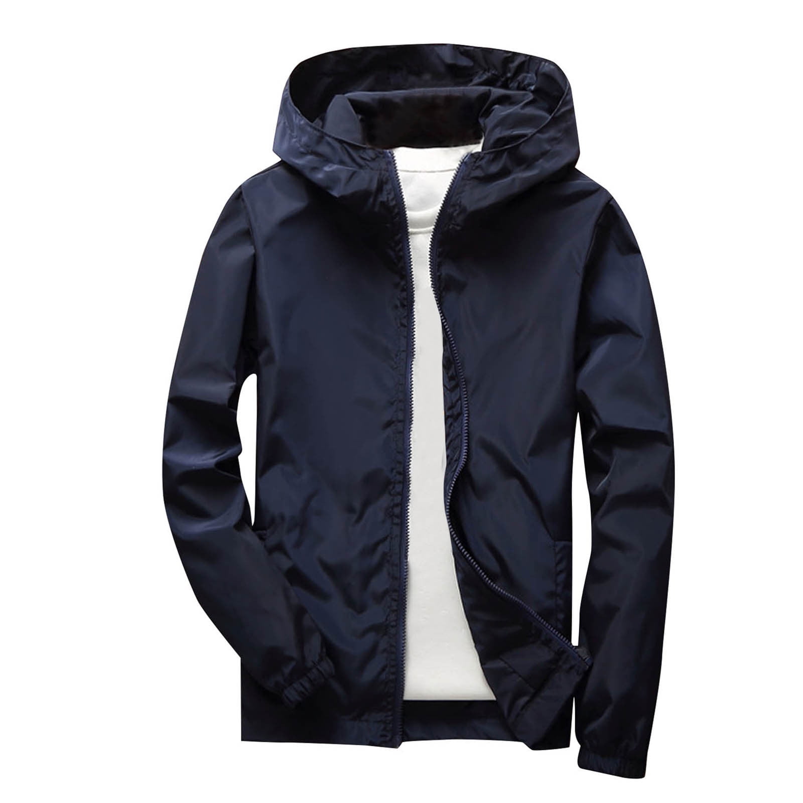 Hduncf Boys Girls Softshell Jacket Casual Zipper Long Sleeve Hooded ...