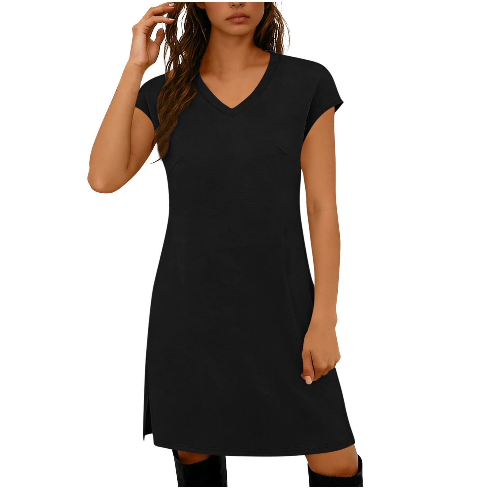 Hduncf Dresses for Women Sundresses Fashion Clothing Summer Casual ...