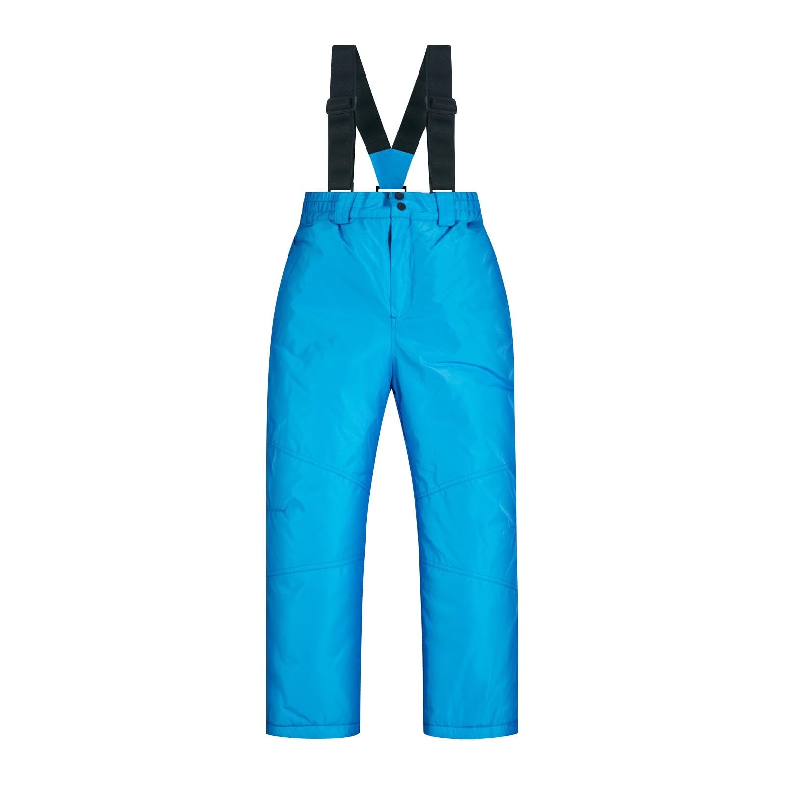 Hduncf Kids Girl Boy Snow Pants Ski Bibs Waterproof Insulated Winter ...