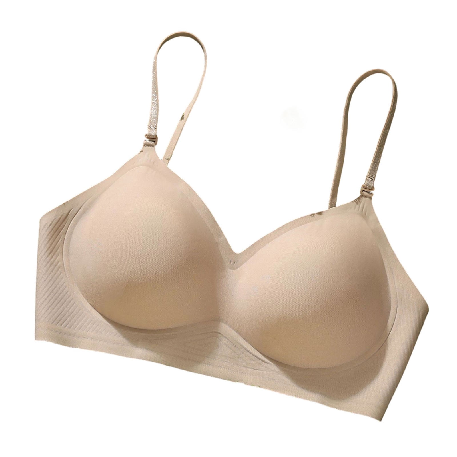 Hduncf Womens Breathable Smooth Bra Soft Support Push Up for Small ...