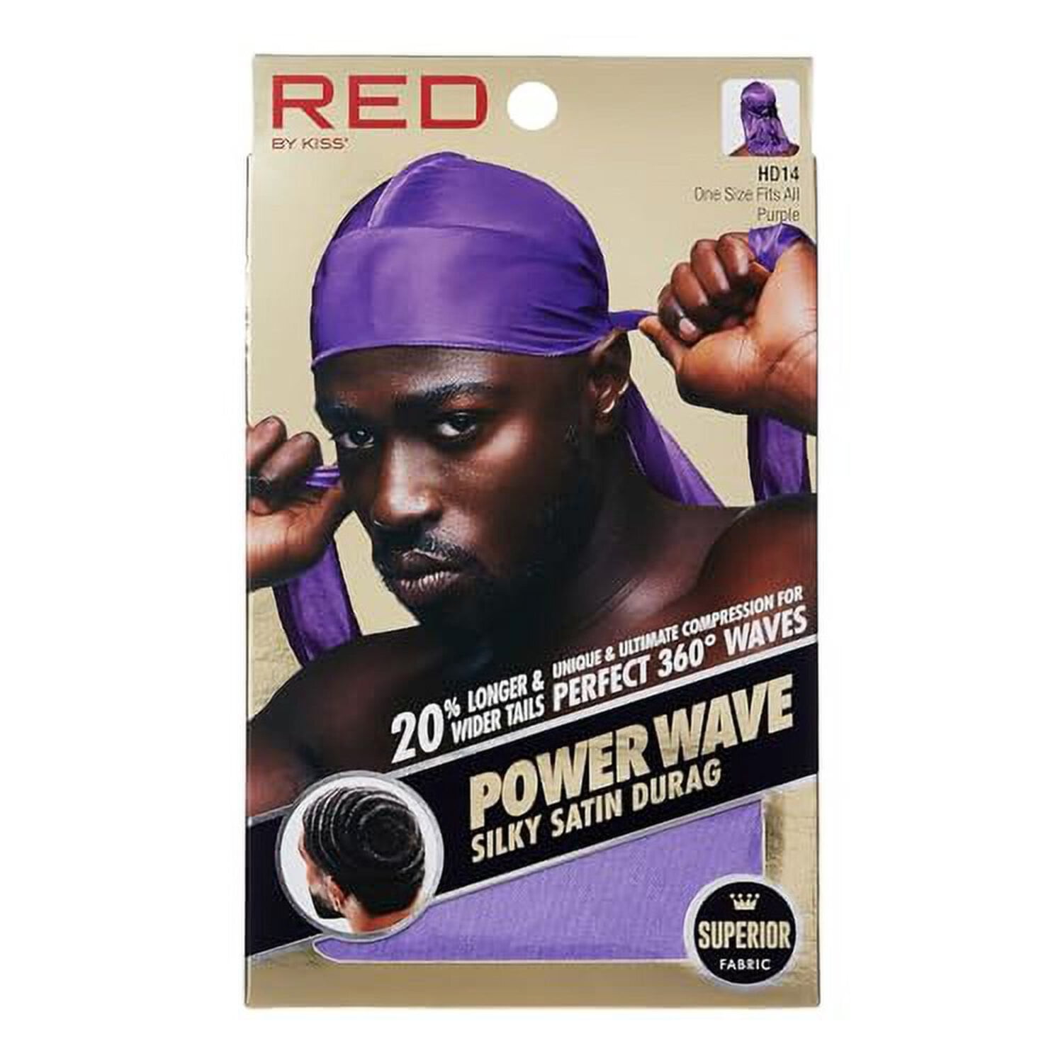 (Hdupp04) Red Silky Durag Purple Hd14 - Walmart.com