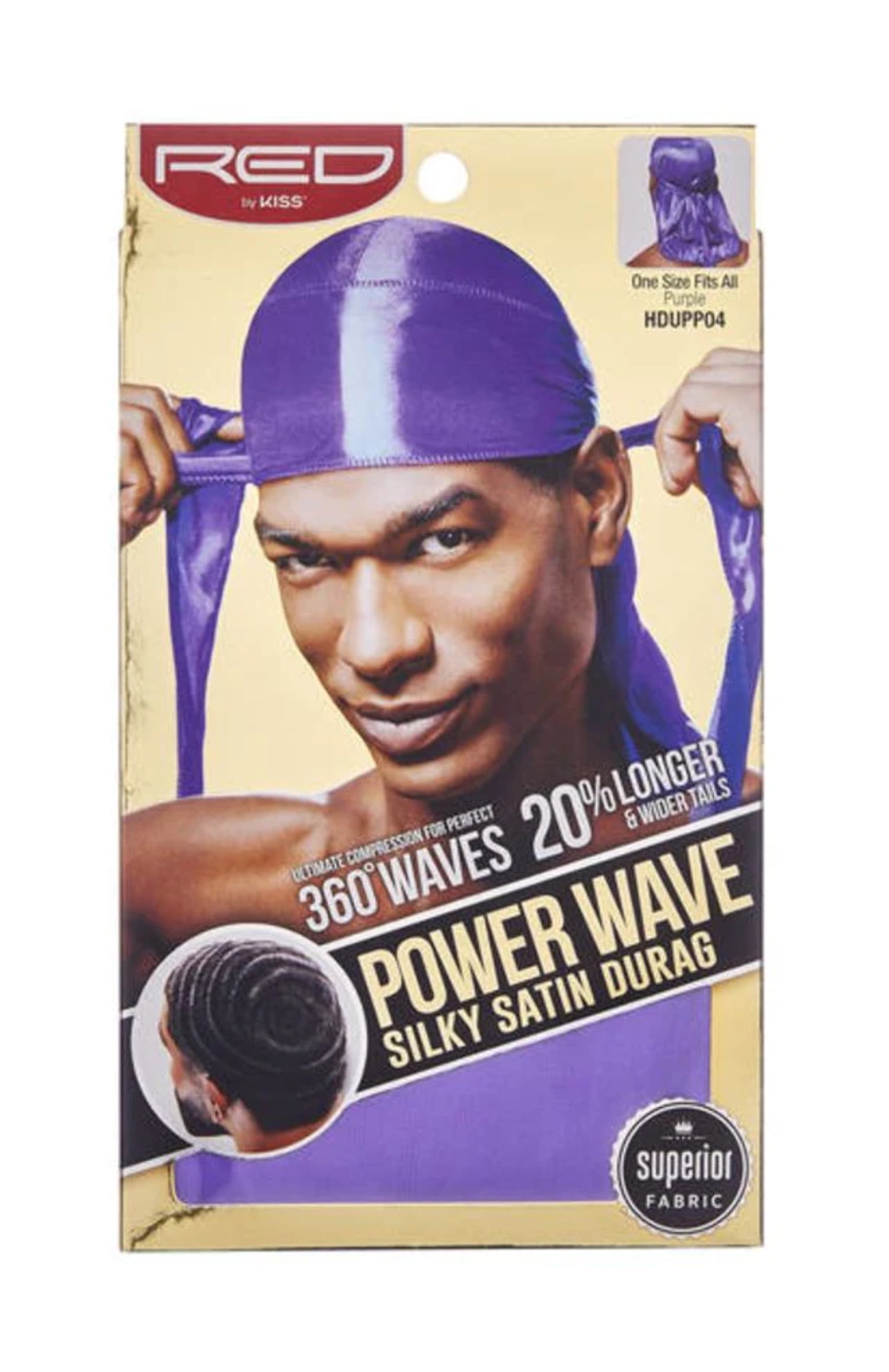 (Hdupp04) Red Silky Durag Purple Hd14 - Walmart.com