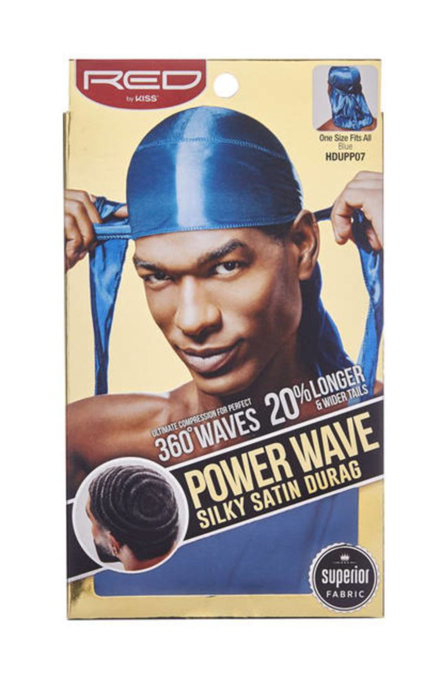 (Hdupp07) Red Silky Durag Blue Hd17 - Walmart.com