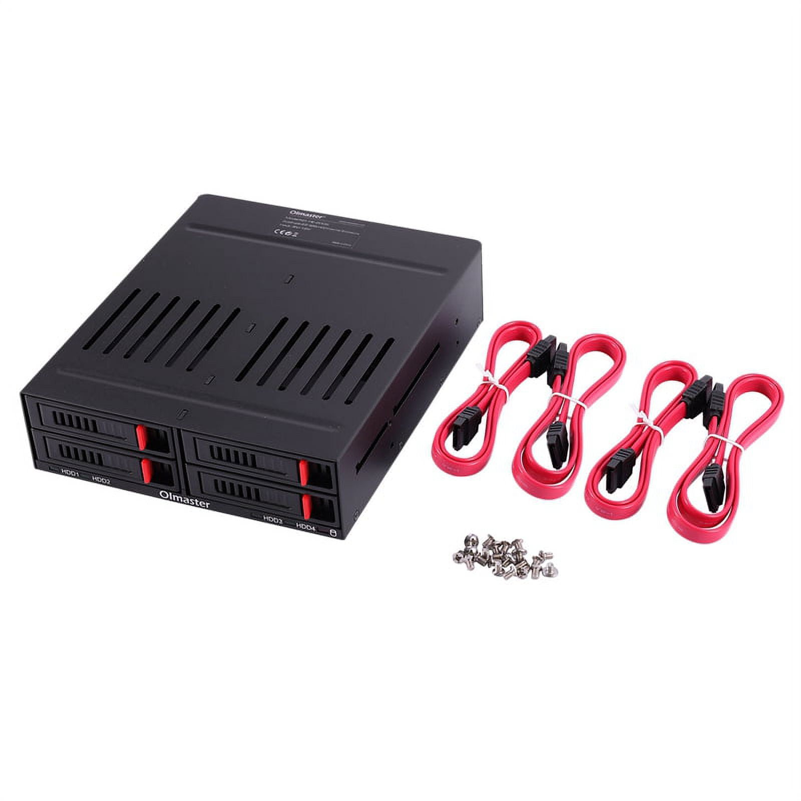 He-2006 4 Slots Sata Internal Rack 2.5 Inch Hard Drive Case Internal ...